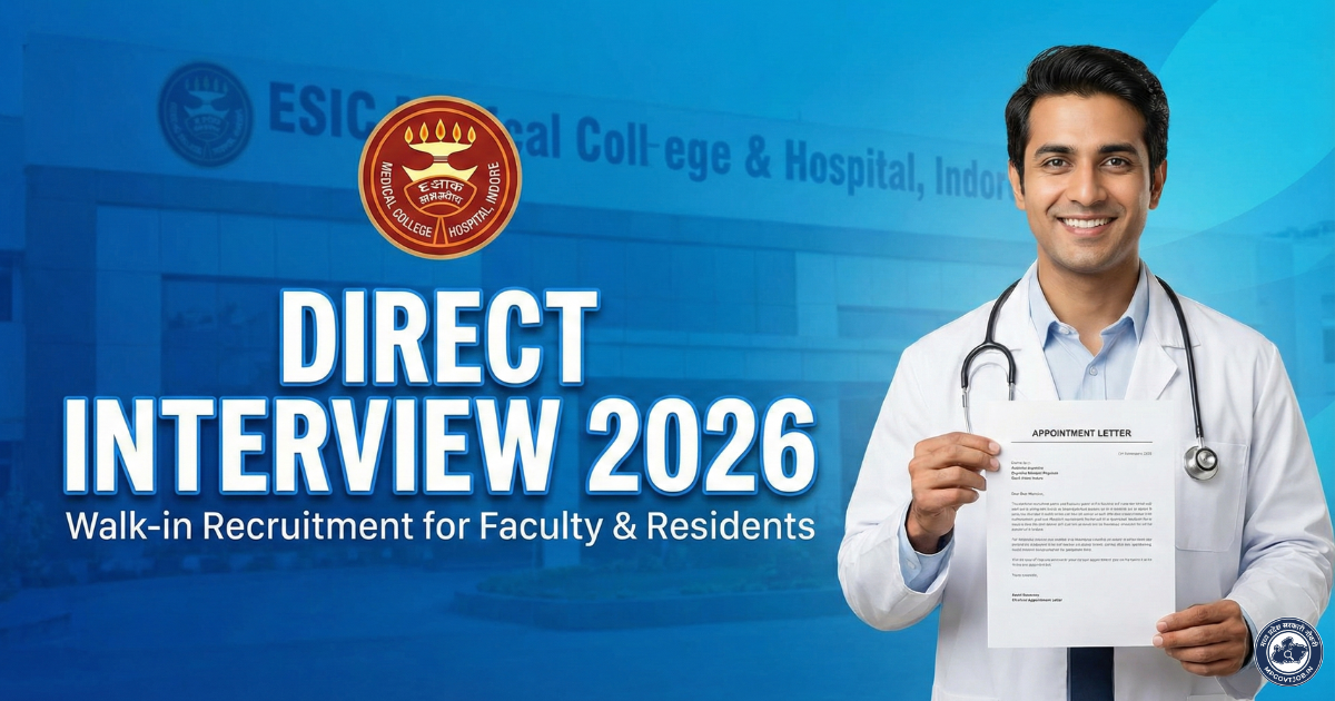 ESIC Medical College Indore Recruitment 2026: Apply for Teaching ...